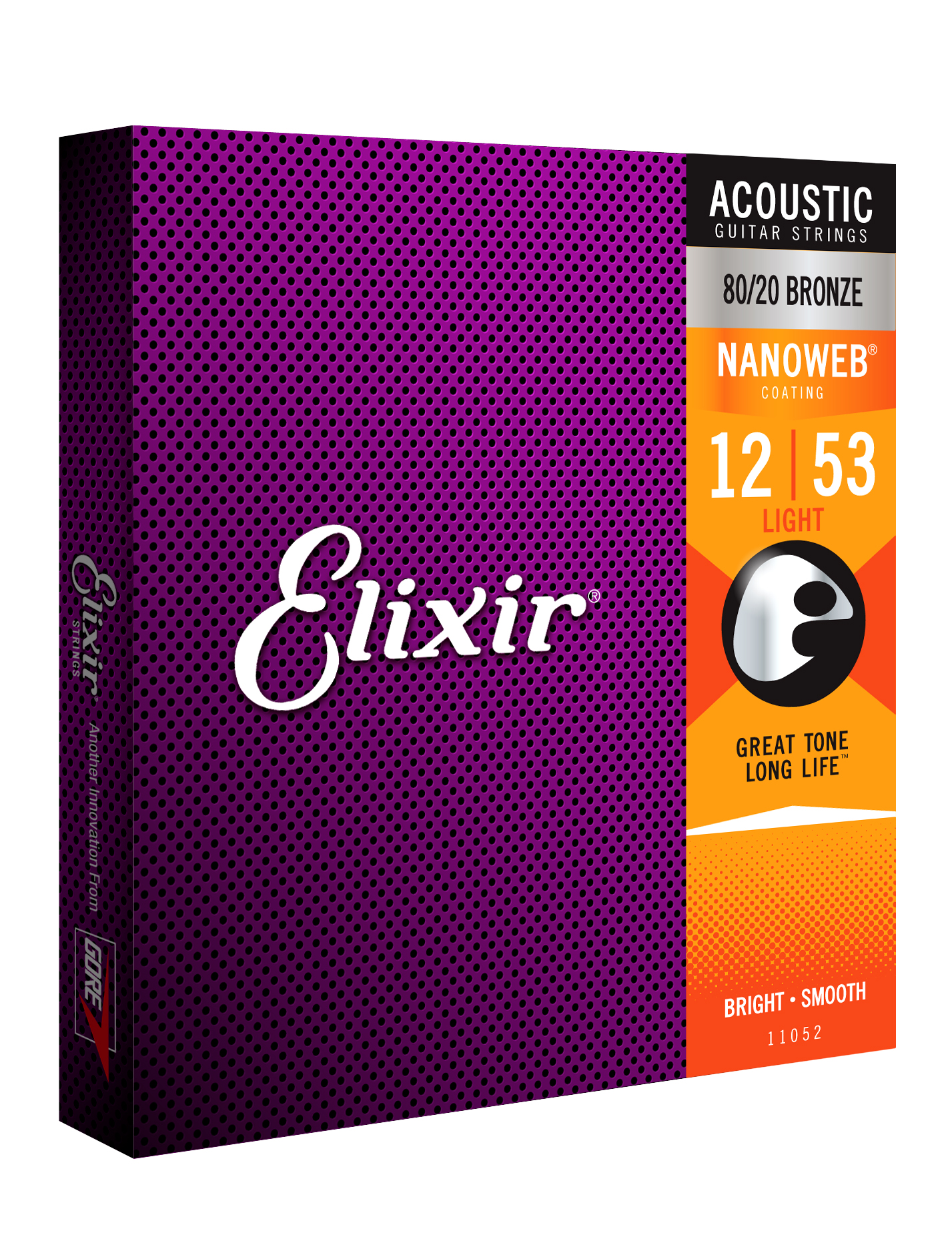 Elixir Nanoweb Acoustic 80/20 Bronze 12-53 Light kielisarja - St. Paul's Sound verkkokauppa