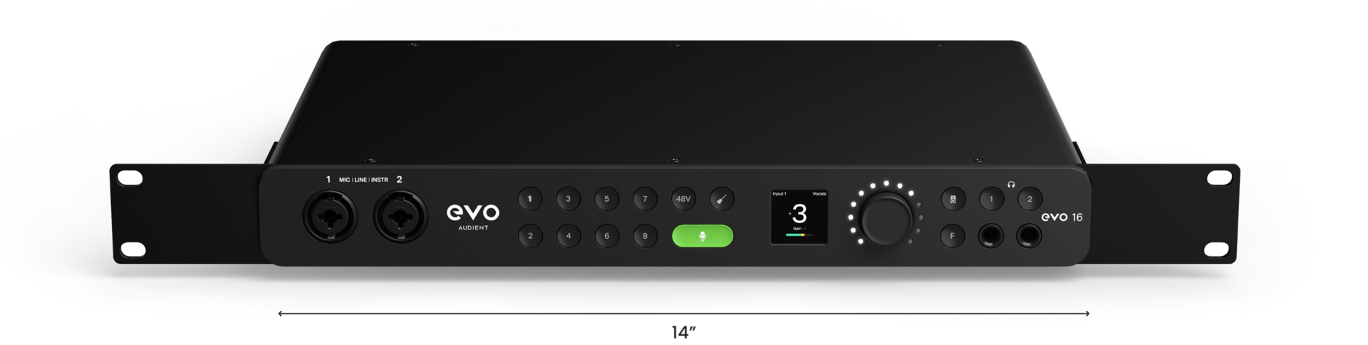 Audient EVO 16 rack mount kit - St. Paul's Sound verkkokauppa