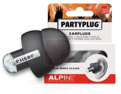 Alpine Partyplug Black korvatulpat - St. Paul's Sound verkkokauppa