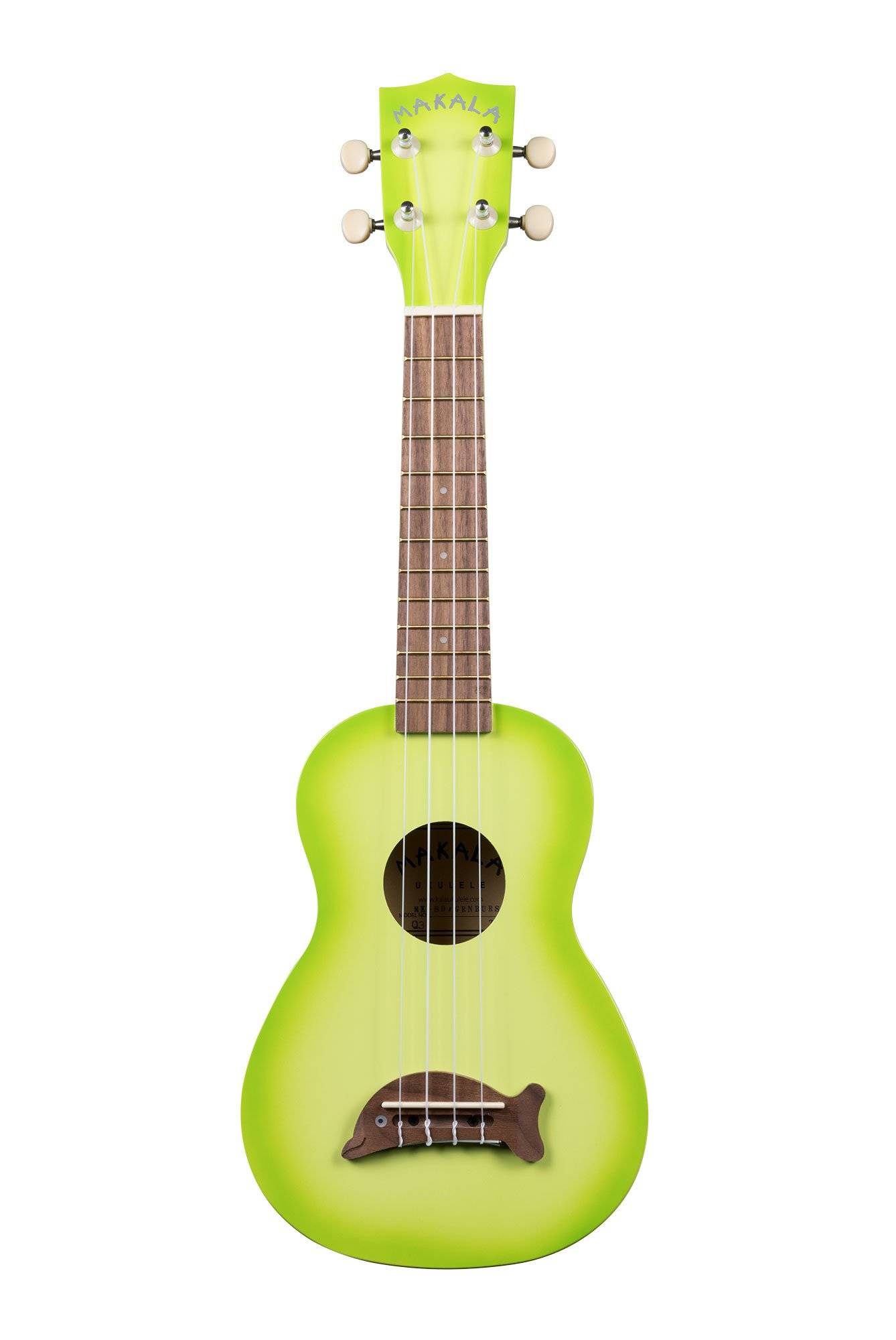 Kala Soprano Dolphin Bridge Green Apple Burst ukulele - St. Paul's ...